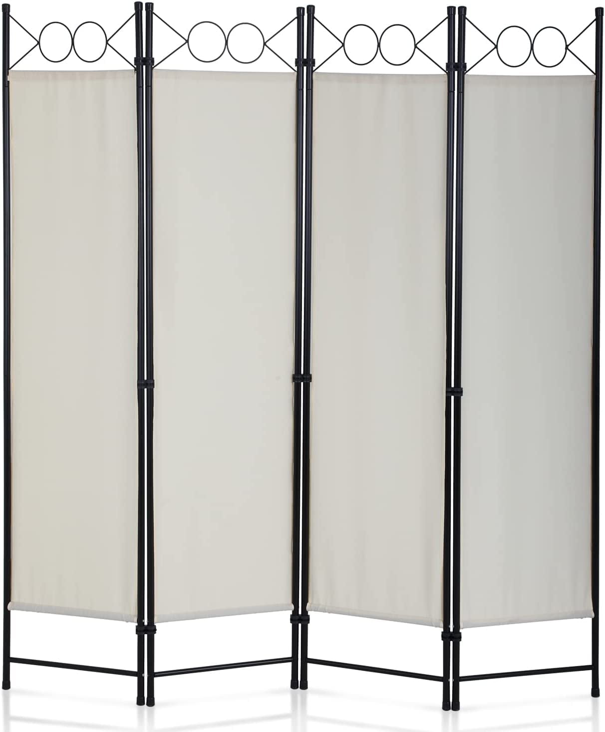 Room Dividers and Folding Privacy Screens, 4 Panel 68 Inch Tall ...