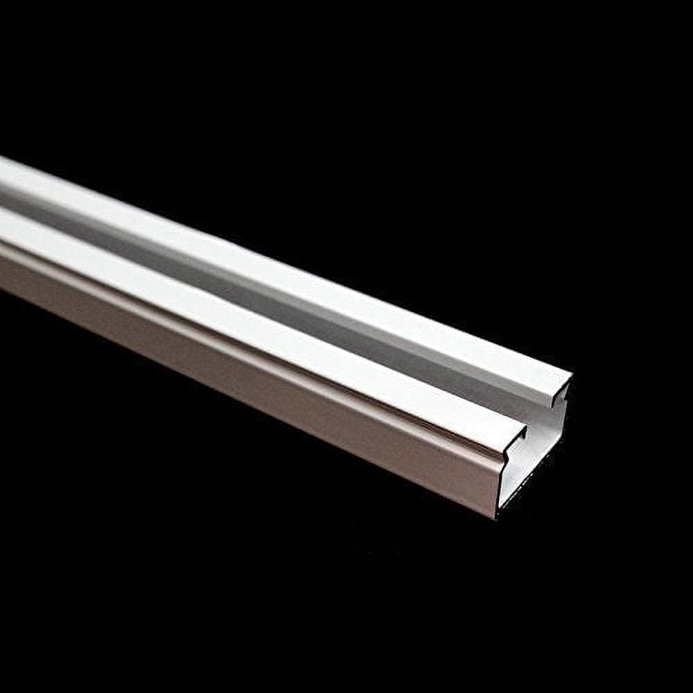 ROOM/DIVIDERS/NOW Ceiling Curtain Track Rail, White, 3ft, Aluminum ...