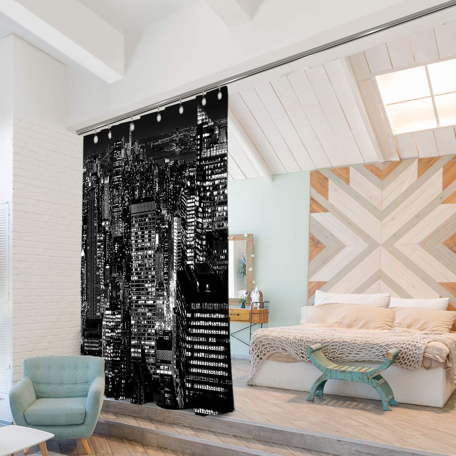 Room/Dividers/Now Ceiling Track Room Divider Kit - XX-Large B, 9ft Tall ...