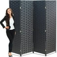 Room Dividers Wall Privacy Screen Partitions 4 Panel 6 Feet Foldable ...