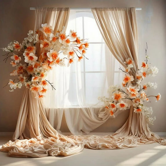 Room Floral Arch Window Adult Birthday Wedding Maternity Portrait r ...