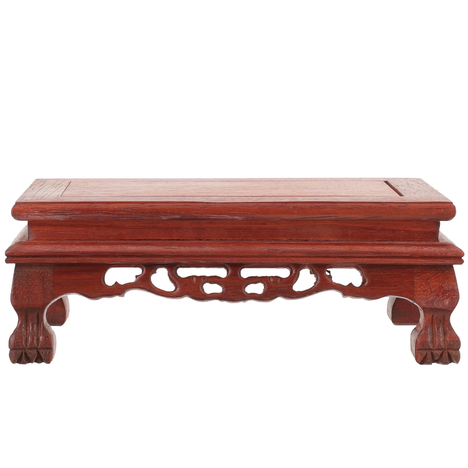 HOMEMAXS Wooden Display Stand for Figurines Vases and Crafts with ...