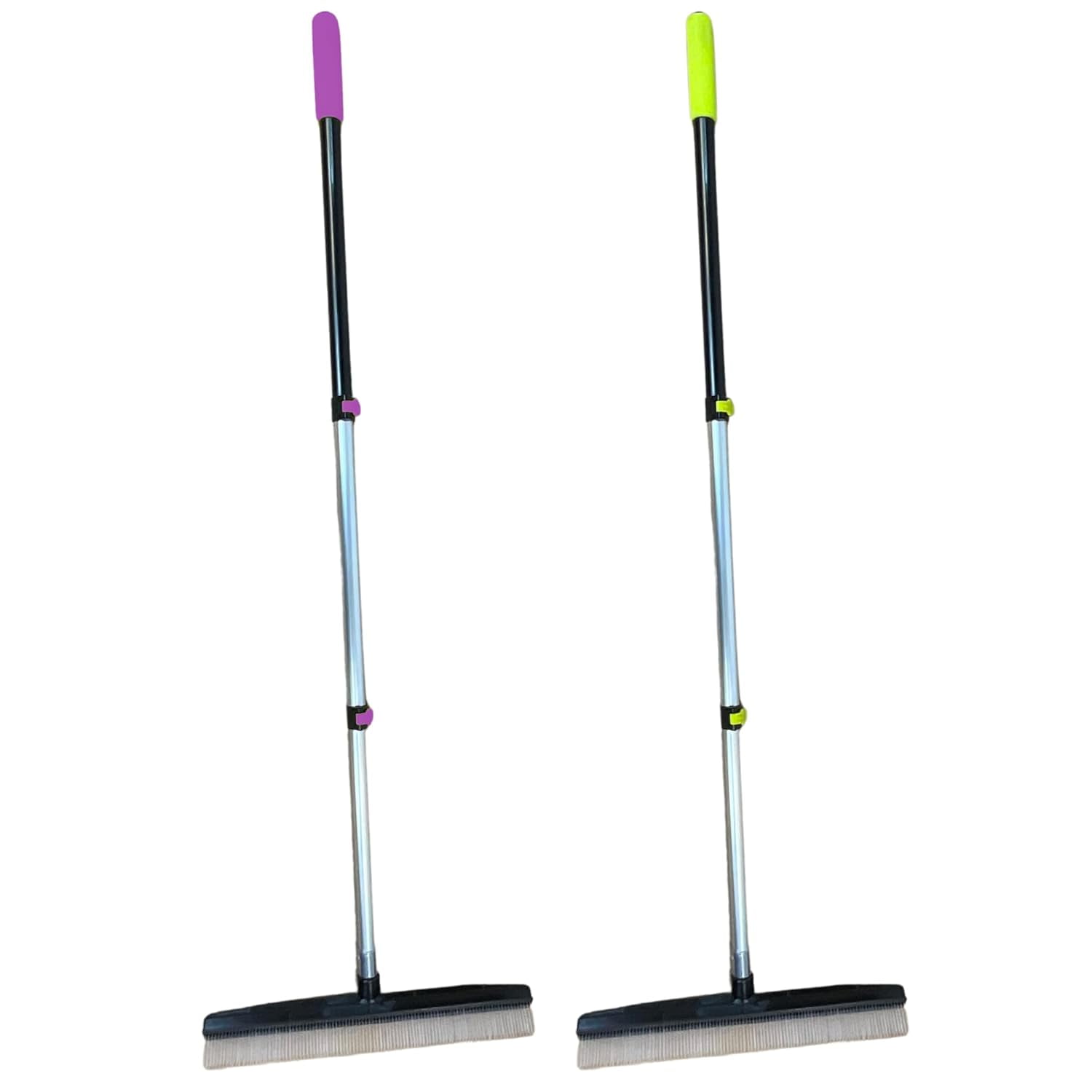 Room Groom Carpet Rake Set (Original and PET) Telescoping 54 ...