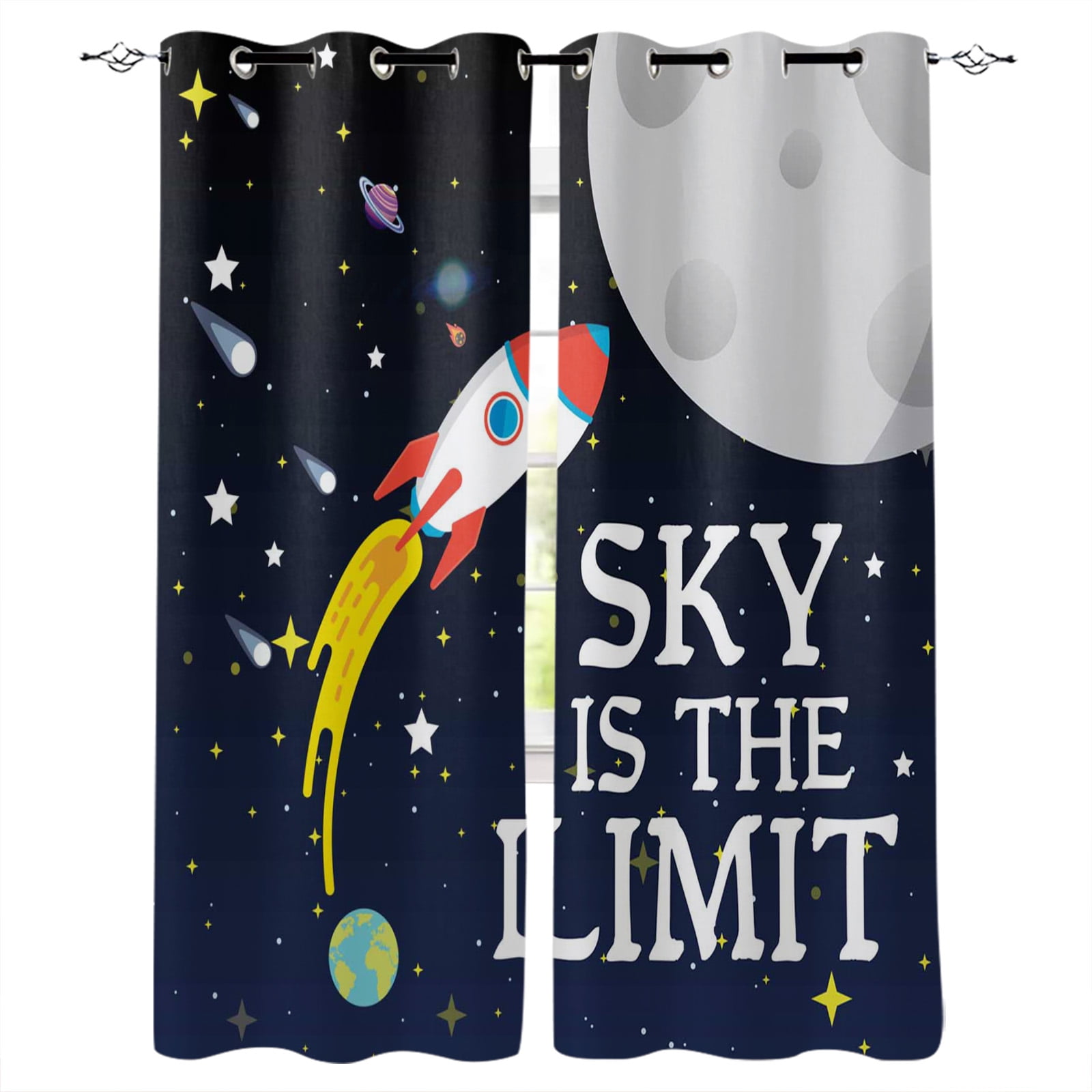 Room Kids Room Living Window Large Curtains Room Valance Curtains ...