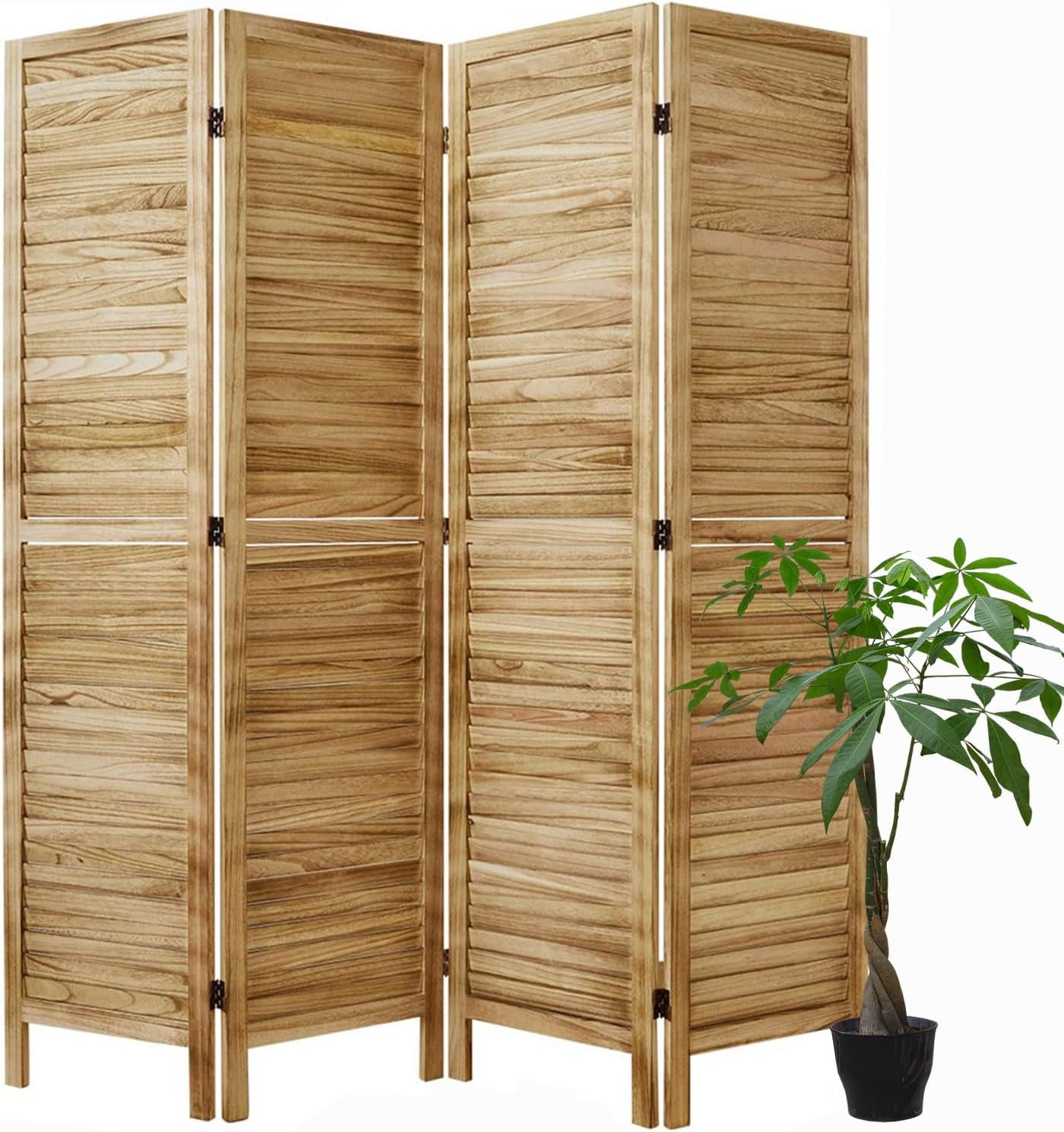 Room Partitions and Dividers, Temporary Wall with Double Hinges, 5.6 Ft ...