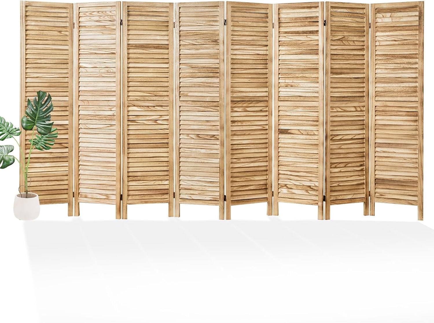 Room Partitions and Dividers, Temporary Wall with Double Hinges, 5.6 Ft ...