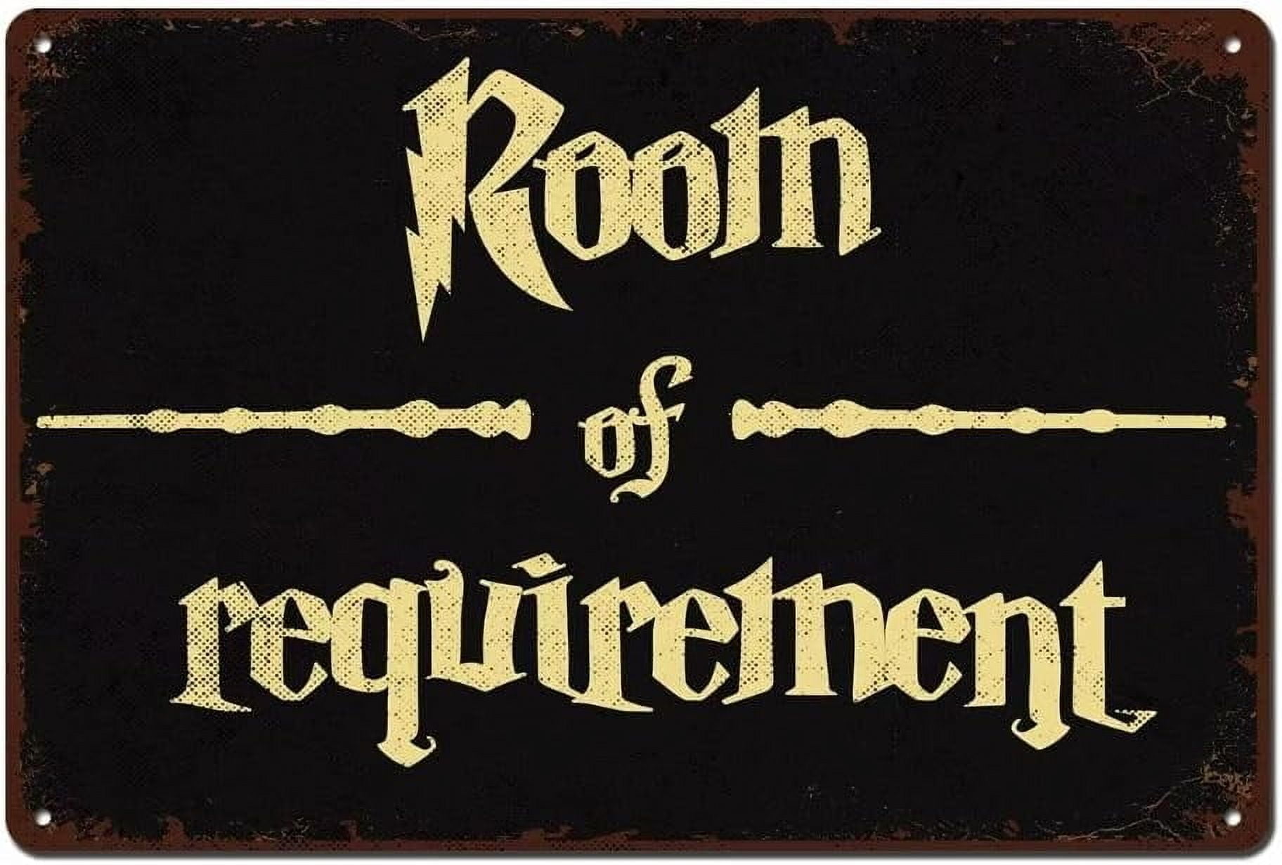 Room of Requirement Home Signs Gothic Decor for Bedroom Vintage ...