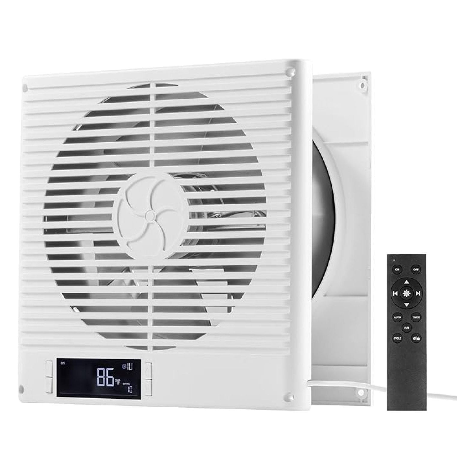 Room to Room Fan, Two-Way Airflow Through-the-Wall Fan 8" with ...
