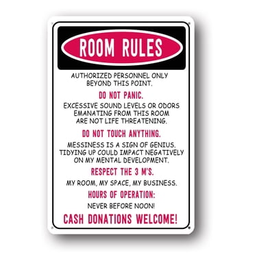 Funny Metal Unicorn Parking Only Sign Rainbow Kids Room Door Girls ...