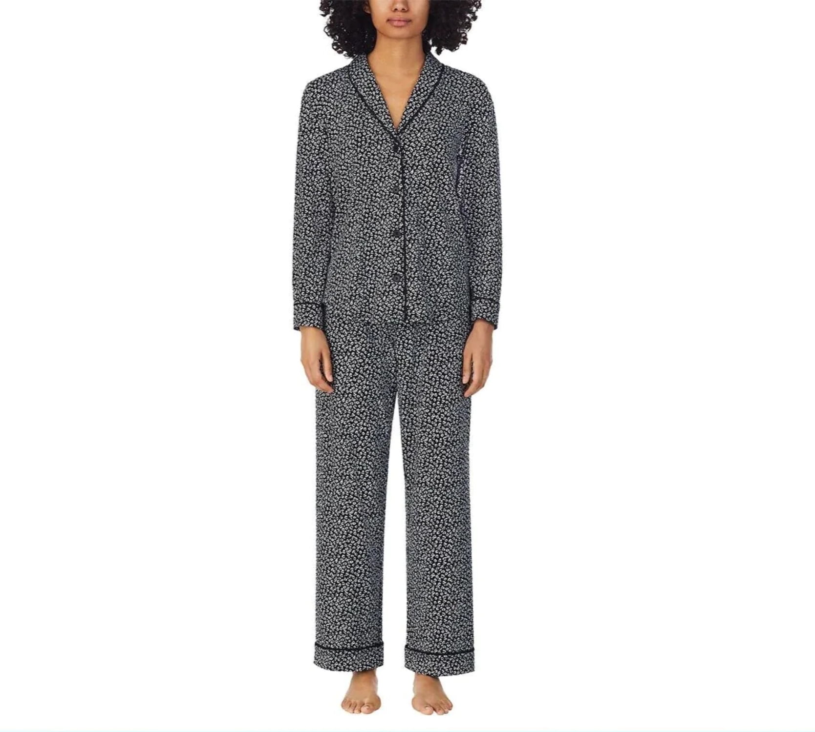 Room Service Ladies Shawl Collar Pajama Set - Walmart.com