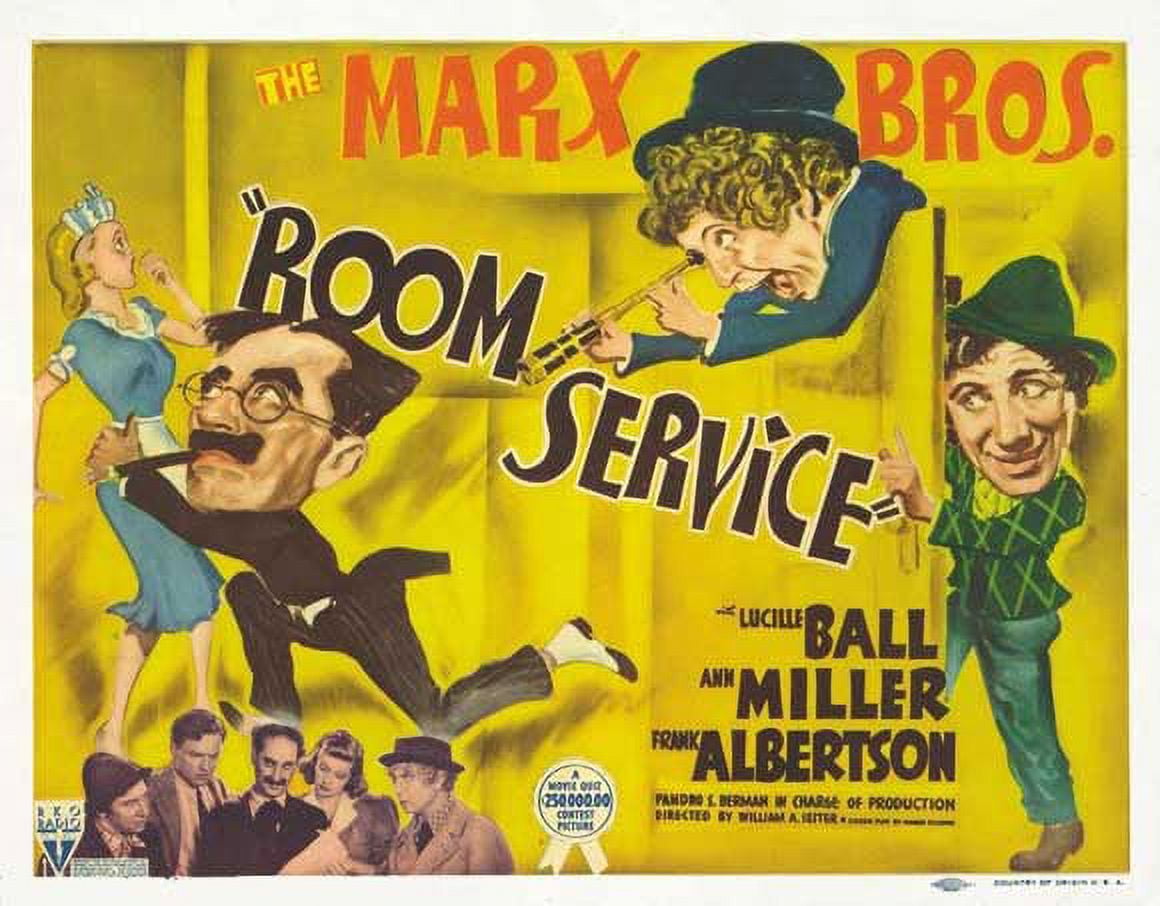 Room Service - movie POSTER (Style D) (11" x 17") (1938) - Walmart.com