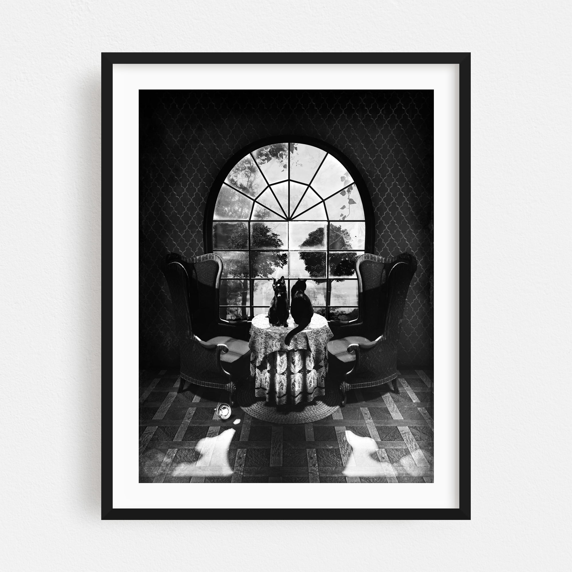 Room Skull - Illustration Black Framed Wall Art Print 24 x 30 inches ...
