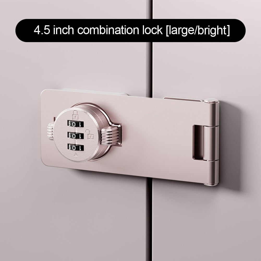 Room Sliding Door Security Combination Lock Bolt Latch for Drawer File ...