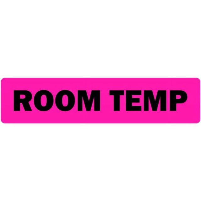 Room Temp Medical Labels for Professional Business Supplies - Walmart ...
