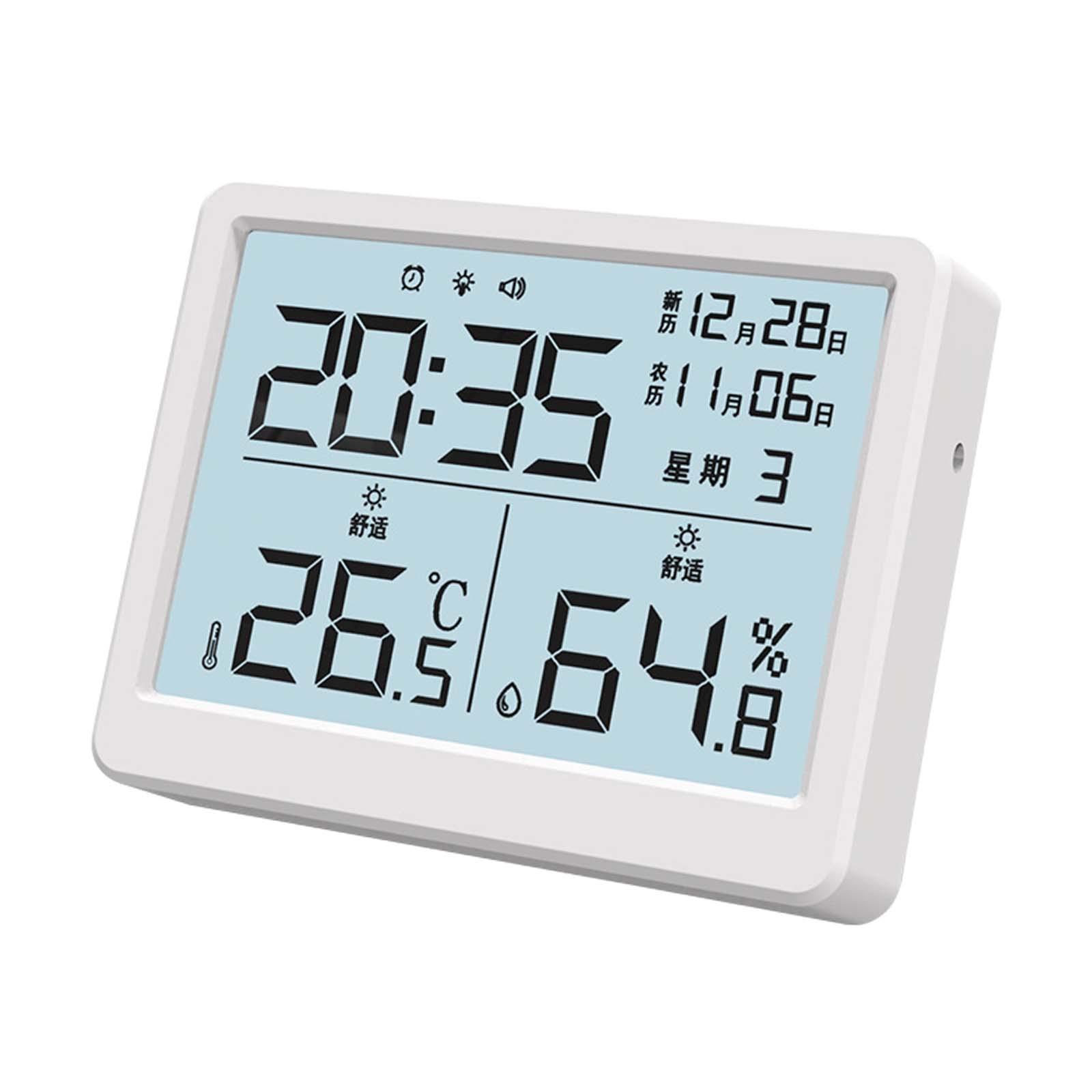 Room Thermometers,Room Thermometers Indoor Mini Indoor Alarm Clock,Room ...