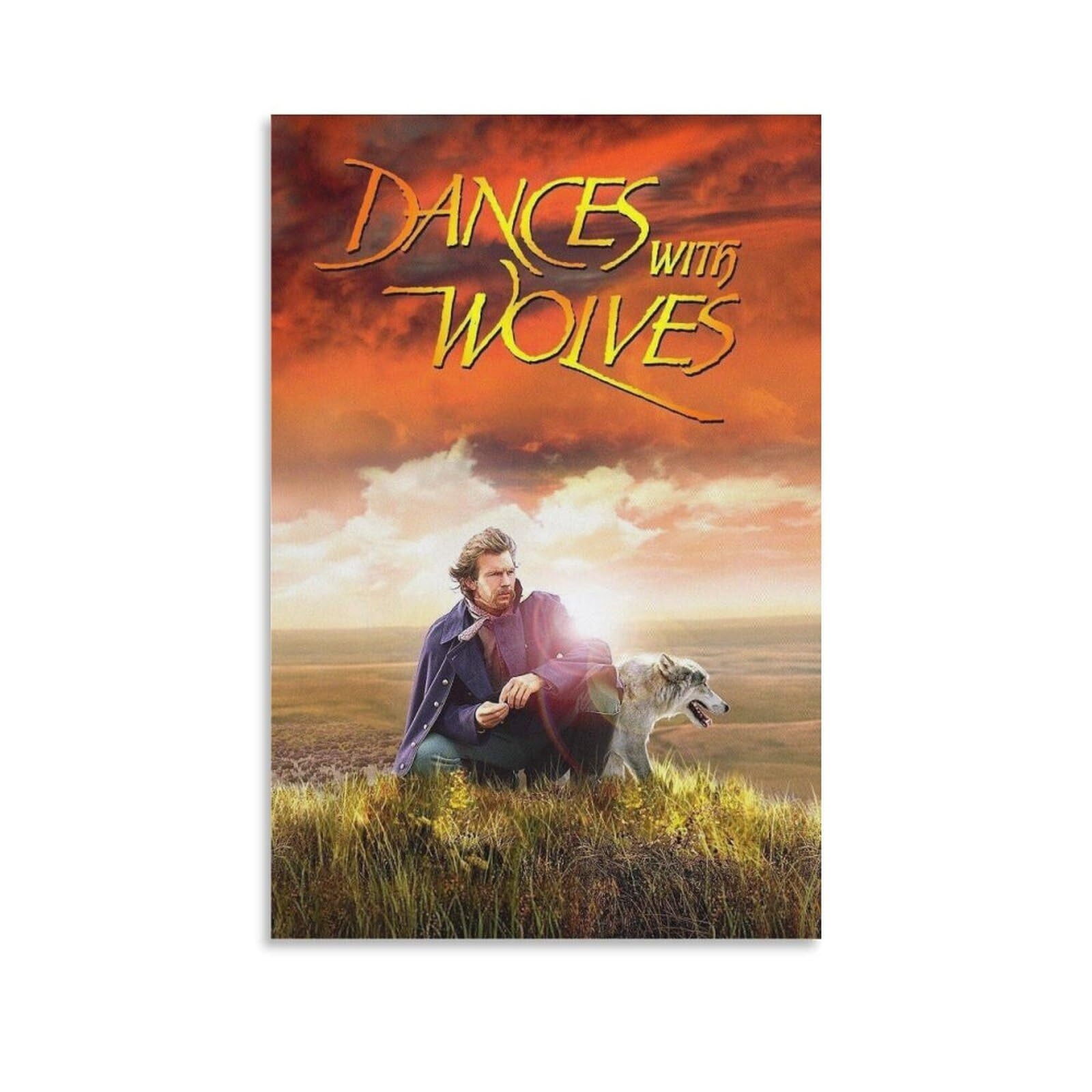 Room Wall Posters Dances with Wolves Movie Posters Canvas Art Poster ...