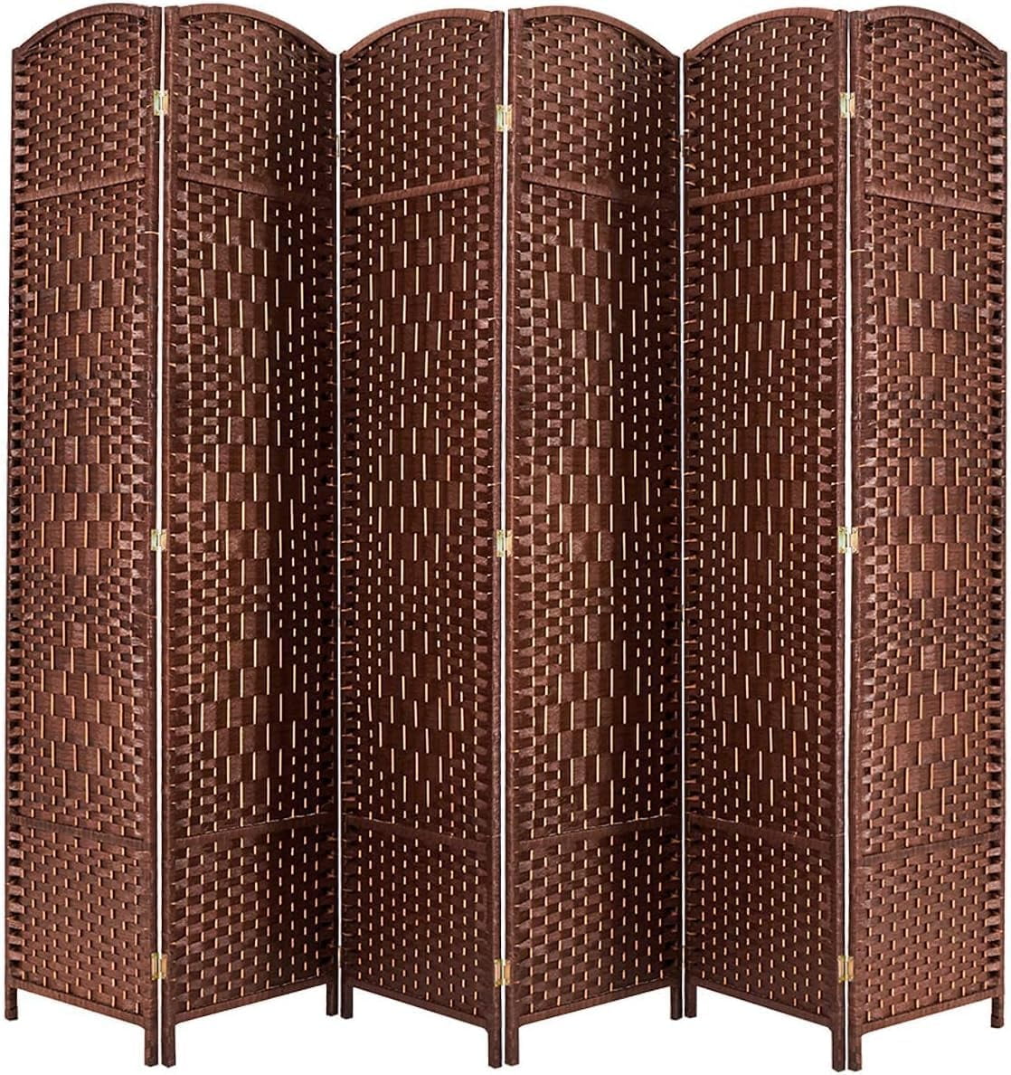 Room dividers 6 ft Folding Privacy Screen, Tall Extra Wide Partition ...