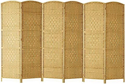 Room dividers 6 ft. Tall-20 Wide Freestanding Privacy Screen with ...