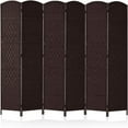 Room dividers 6 ft. Tall-20 Wide Freestanding Privacy Screen with ...