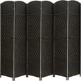 Room dividers 6 ft. Tall Folding Privacy Screen Tall Extra Wide ...