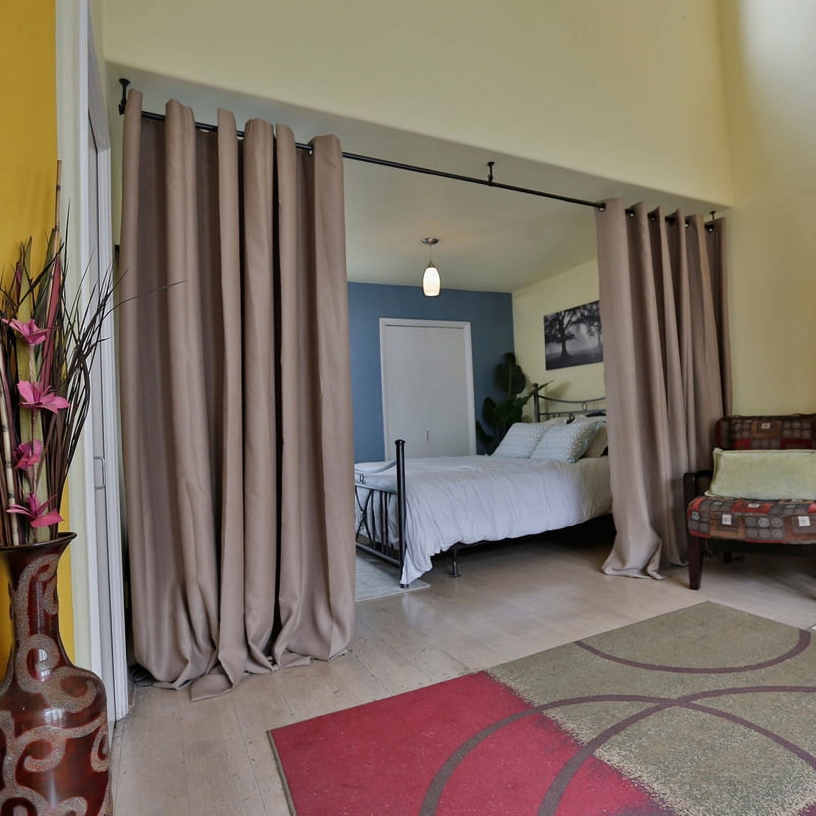 RoomDividersNow Premium Heavyweight Privacy Room Divider Curtain with ...