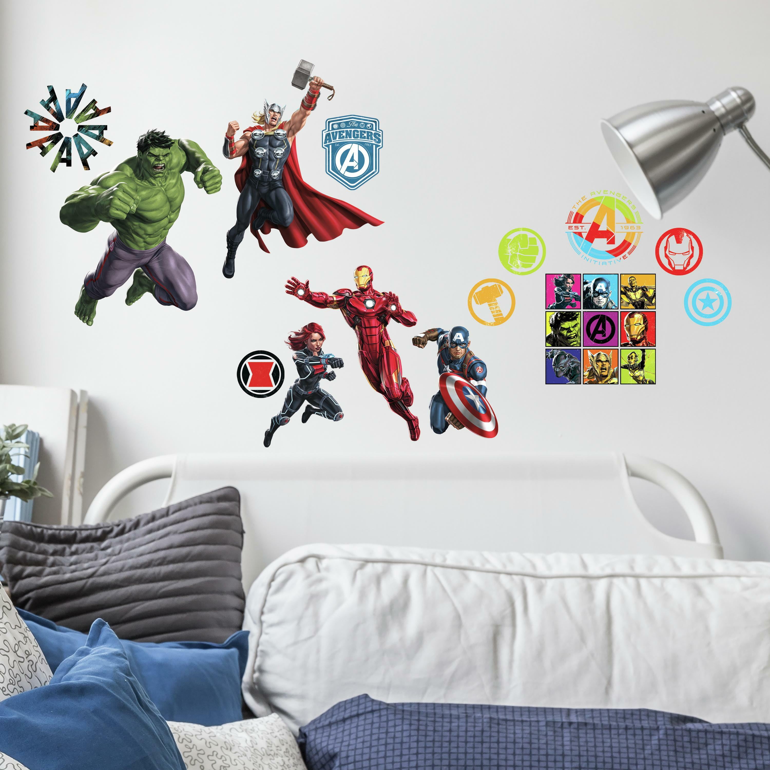 Avengers wall decals store