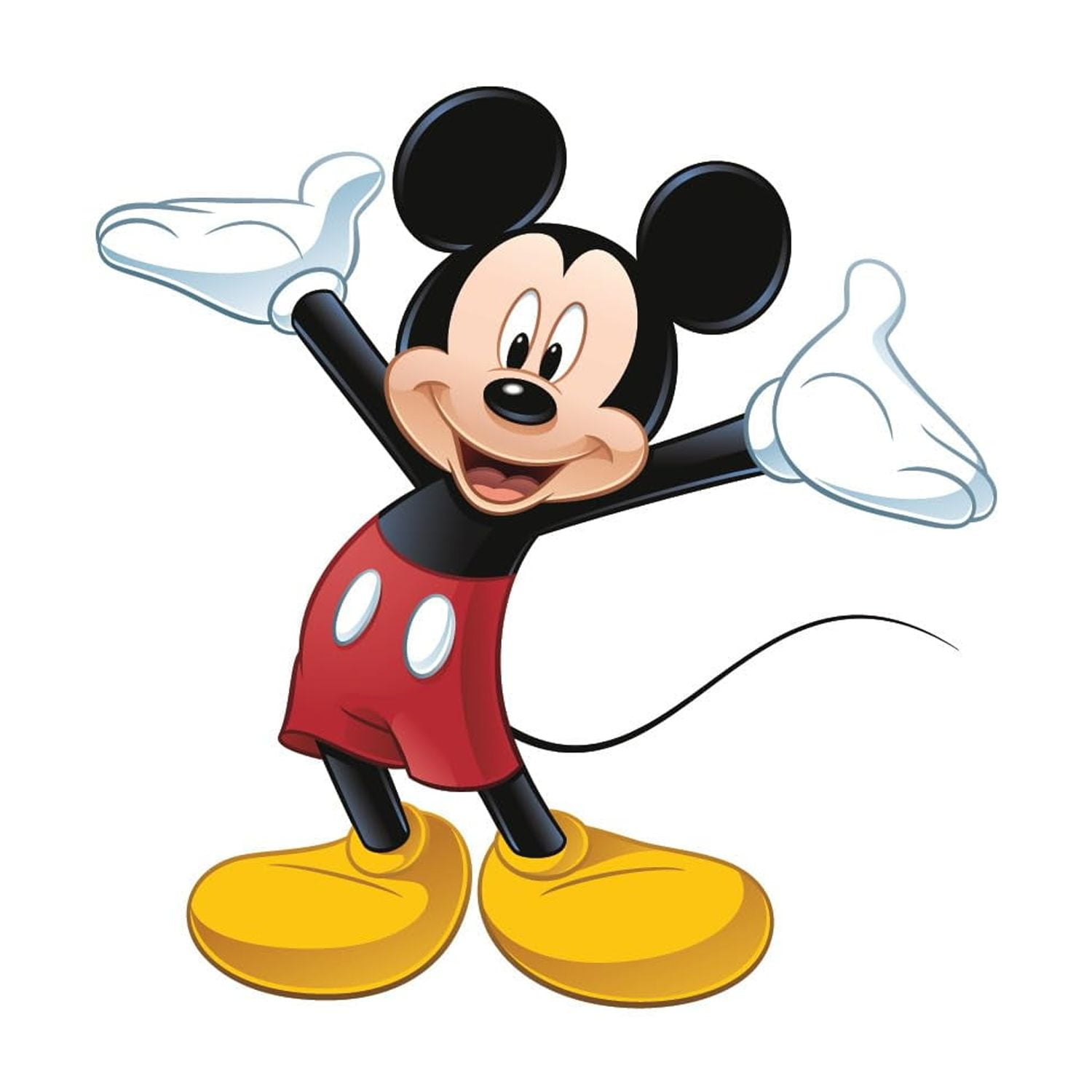 RoomMates Mickey and Friends Peel and Stick Giant Wall Decal - Walmart.com
