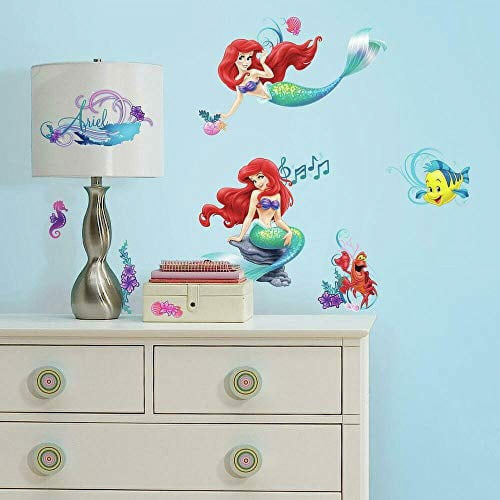 RoomMates RMK2347SCS The Little Mermaid Ariel Peel and Stick Wall ...