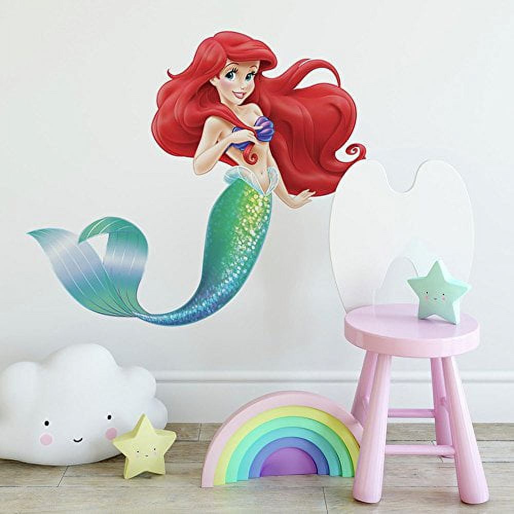RoomMates RMK2360GM The Little Mermaid Ariel Peel and Stick Giant Wall ...