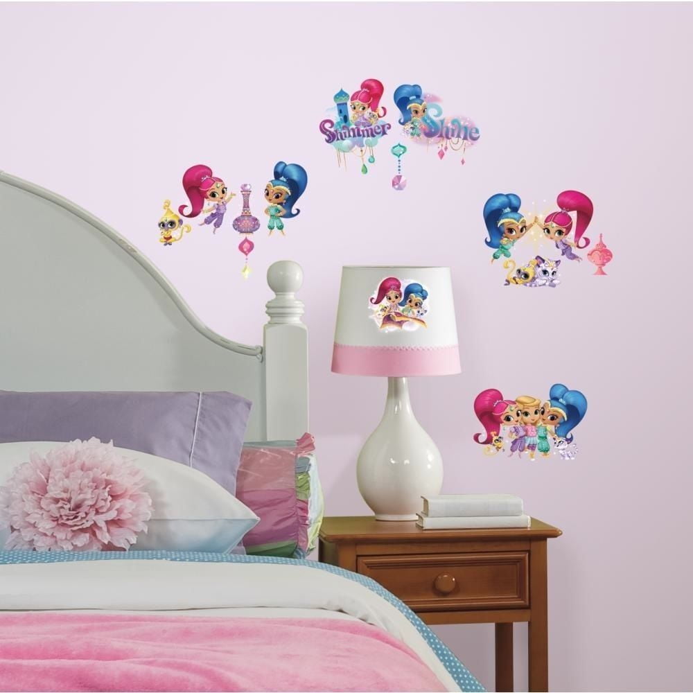 Shimmer and Shine Peel and Stick Wall Decals - Walmart.com
