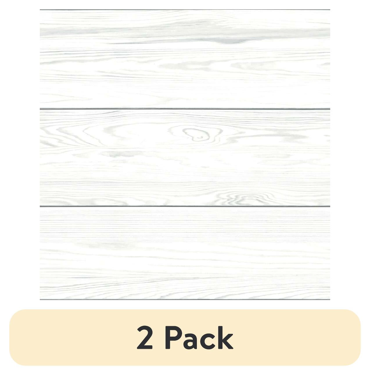 (2 pack) RoomMates White Shiplap Peel and Stick Wallpaper - Walmart.com