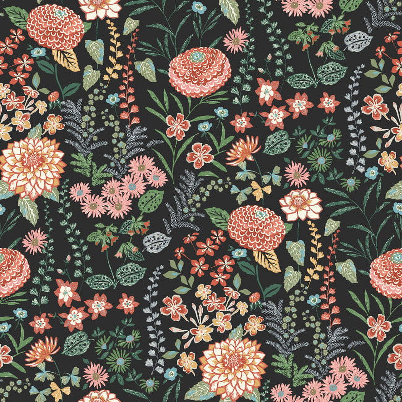 RoomMates black, Peel and Stick Wallapaper - Walmart.com