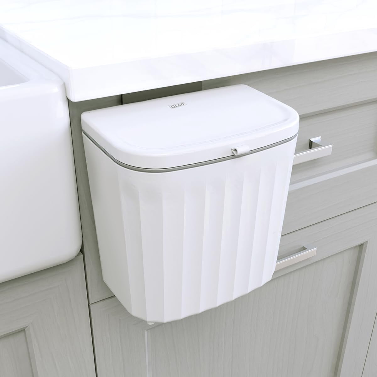 Roomate Under Counter Waste Bin | Space Saving Small Trash Can for ...