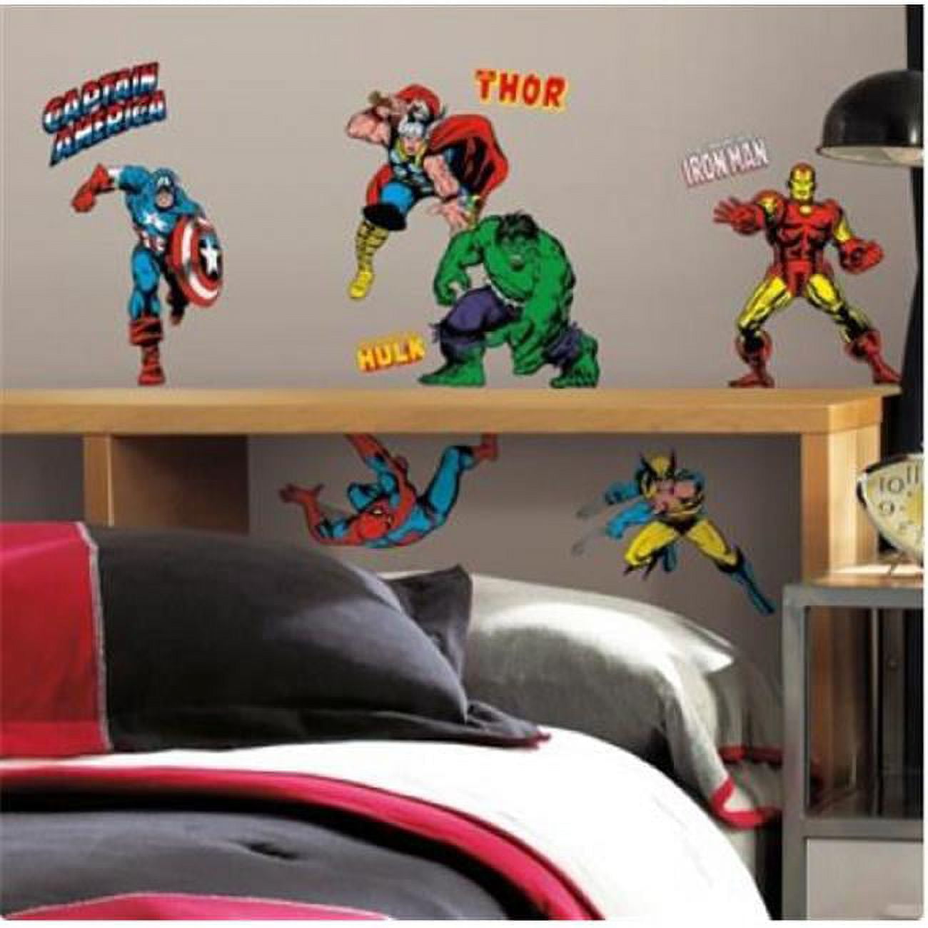 Roommates RMK2328SCS Marvel Classics Peel and Stick Wall Decals ...
