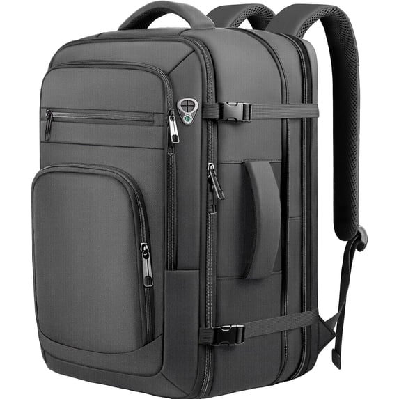 Roomy Travel Backpack, Expandable 40L-50L Carry On Backpack For 17.3 ...