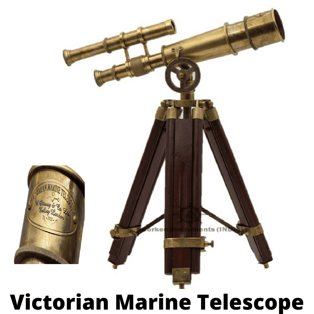 Roorkee Instruments India Victorian Marine Full Brass Telescope With ...