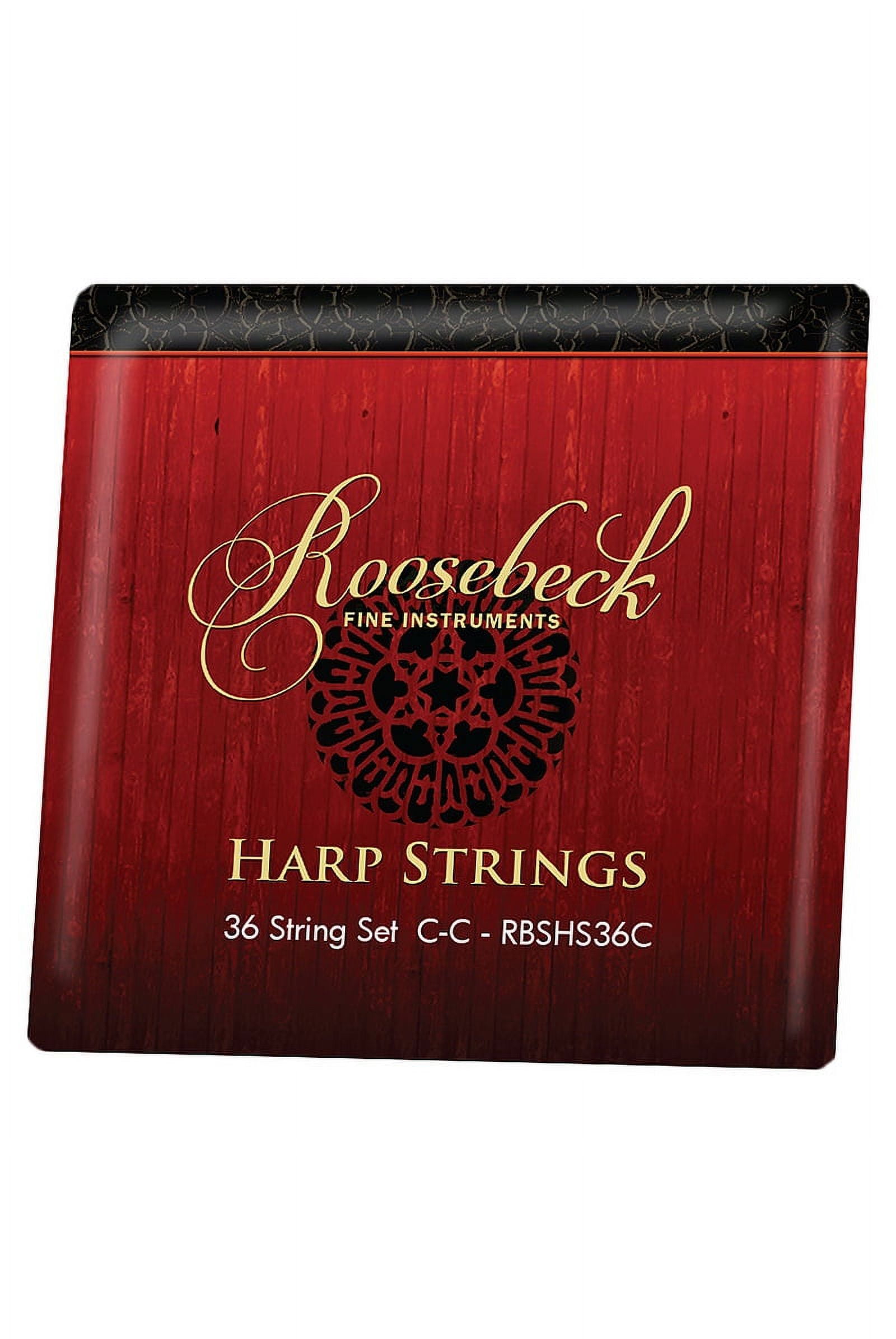 Roosebeck 36-String Harp Set C - C, DuPont Tynex Nylon, Color Coded ...
