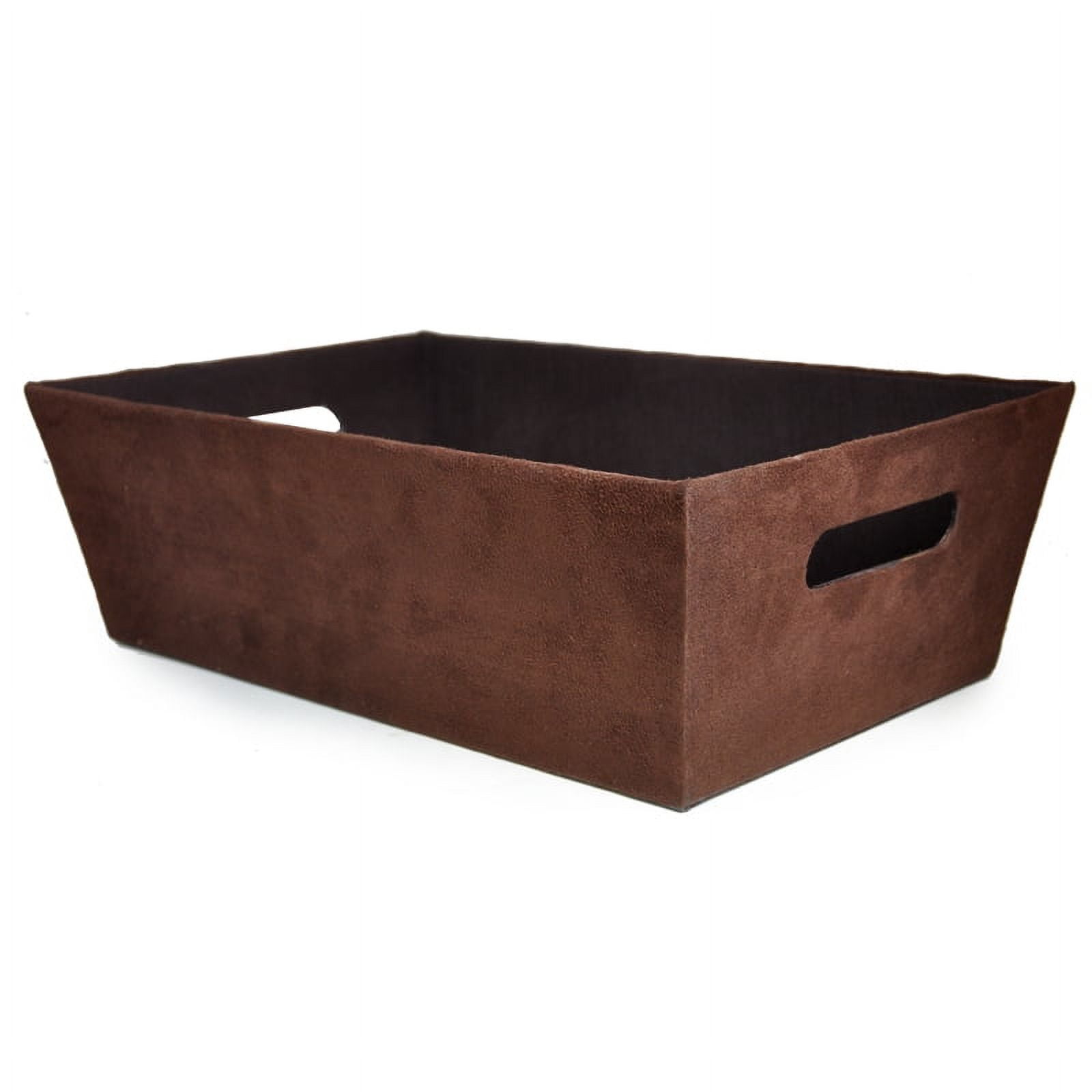 Roosevelt Faux Suede Utility Tray - Large 15in - Walmart.com
