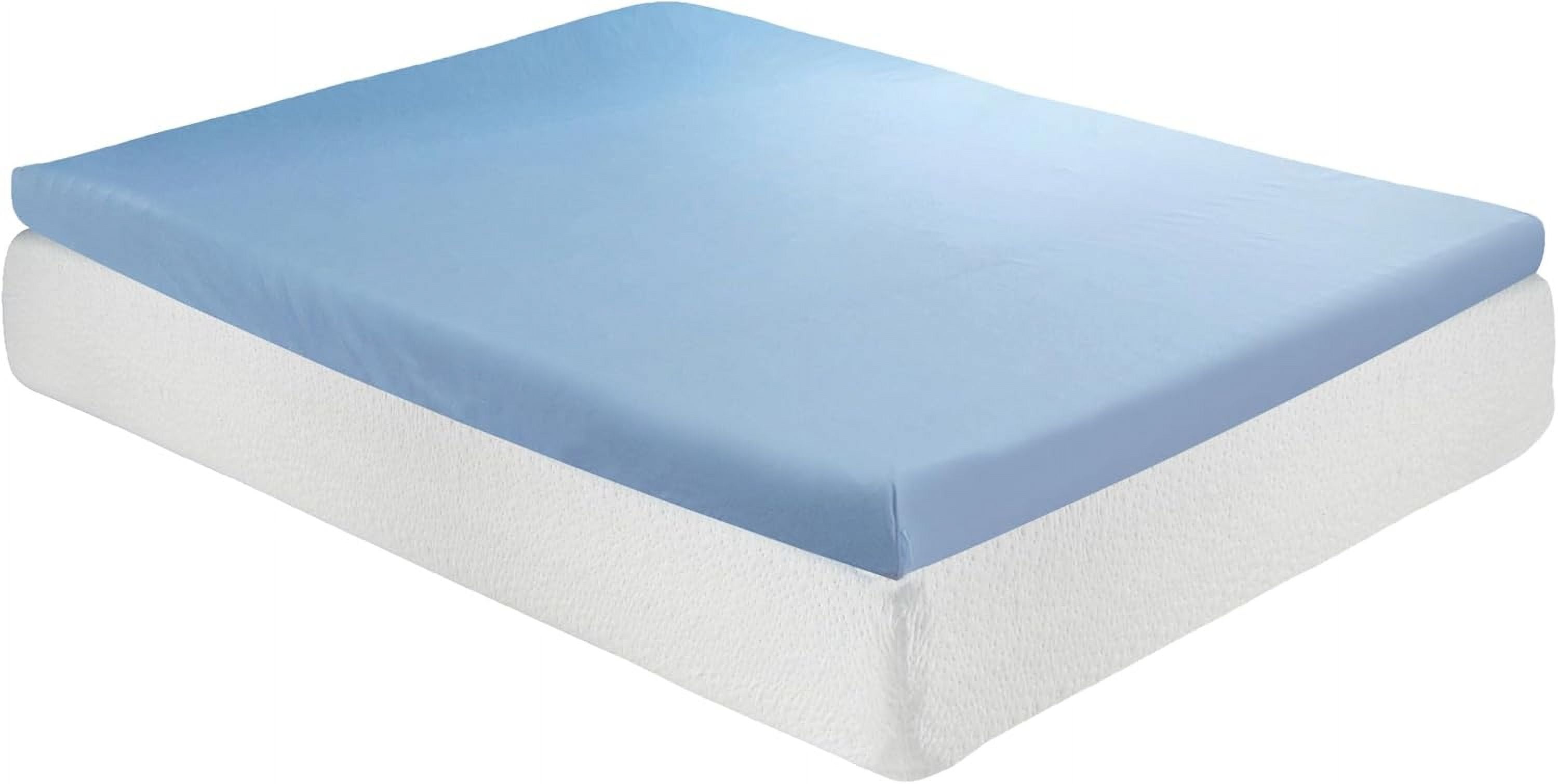 Roost 3-Inch Cool Cloud Foam Mattress Topper, Gel Cooling Mattress Topper for Back Pain ...
