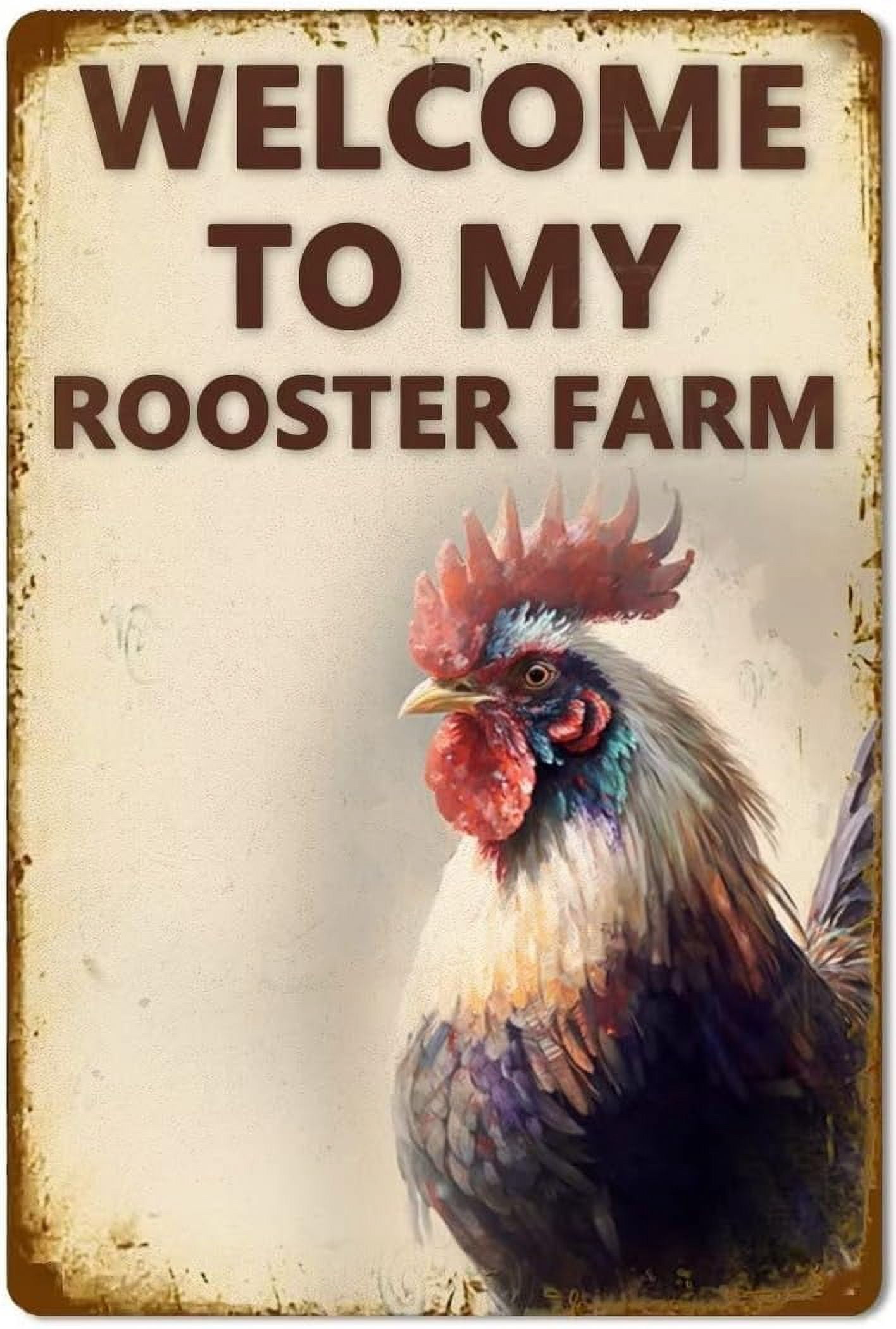 Rooster 1000 Pieces Wooden Jigsaw Puzzles For Adults- Welcome To My ...