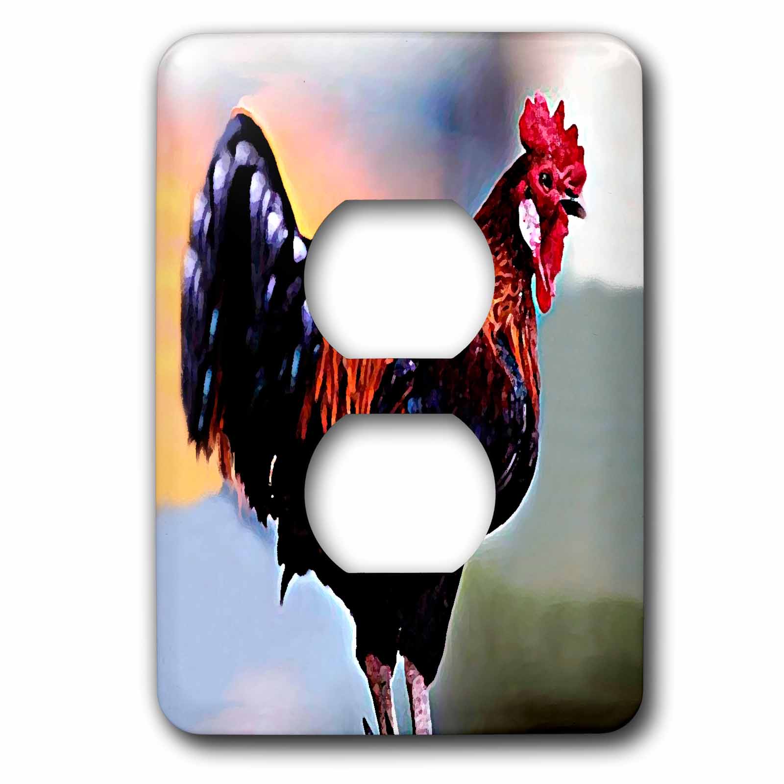 Rooster 2 plug outlet cover lsp-542-6 - Walmart.com
