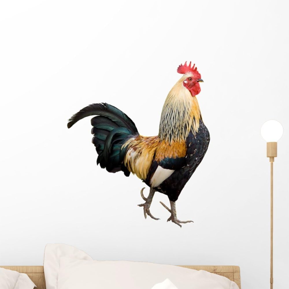 Rooster Background Wall Decal Peel And Stick Graphic WM99012 (18 In W X ...