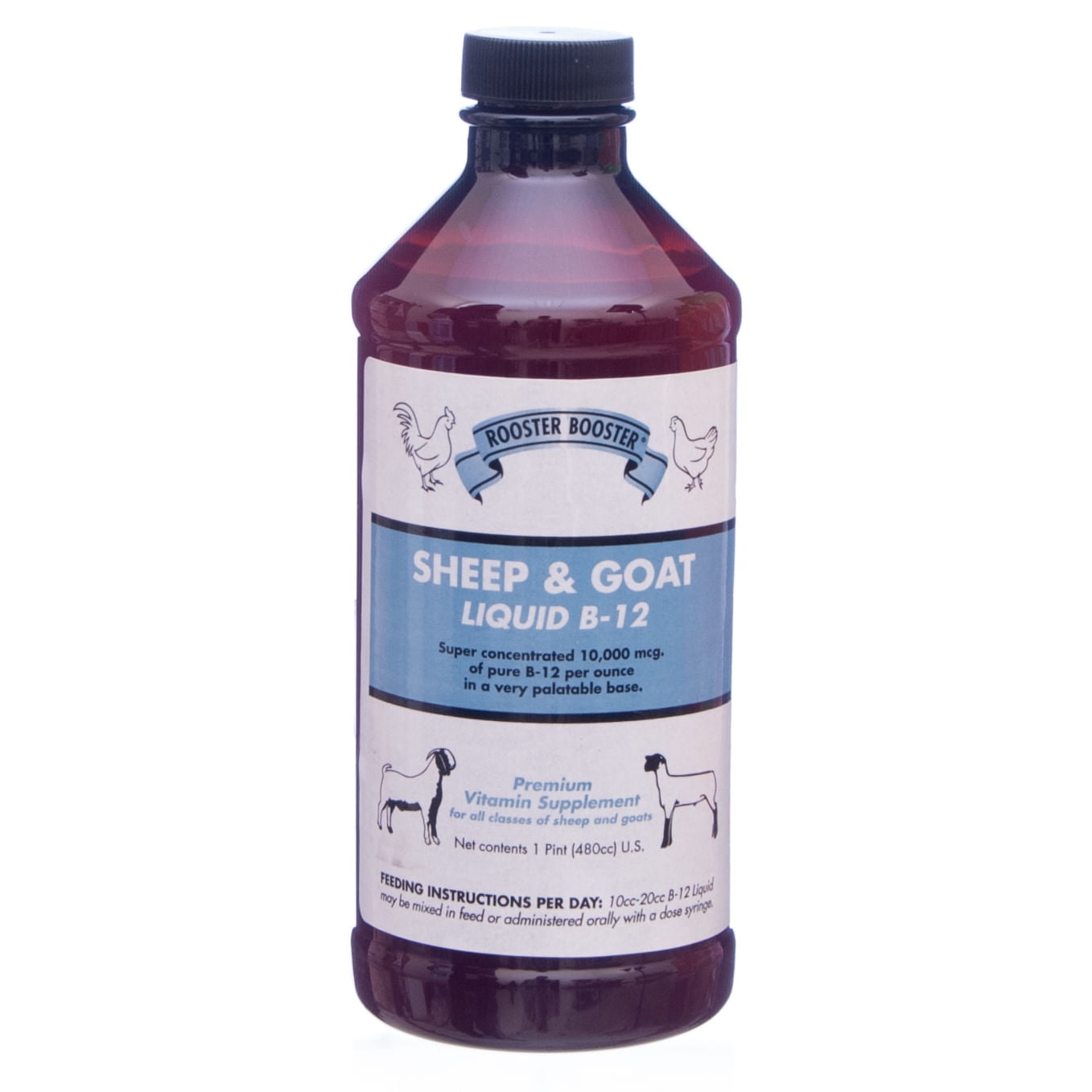 Rooster Booster B-12 Sheep and Goat Liquid, 16-Ounce - Walmart.com