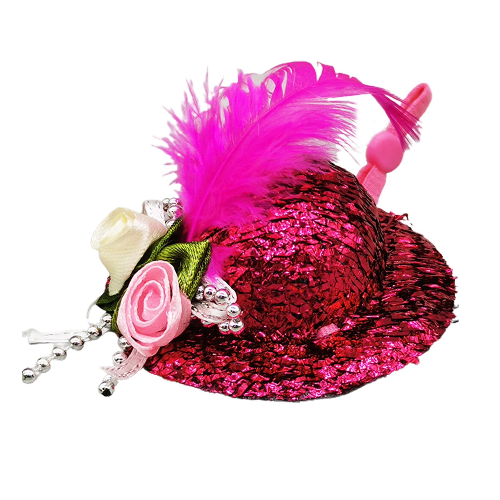 Rooster Cap Delicate Hemming Feather Decor High Elasticity Hen Mini ...