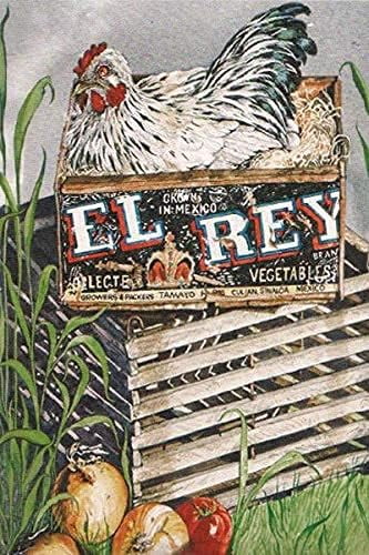 Rooster Chicken Animal Metal Tin Sexy Wall Decor Sign Plaque Poster for ...