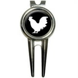Rooster/Cock Golf Divot Repair Tool and Ball Marker - Walmart.com