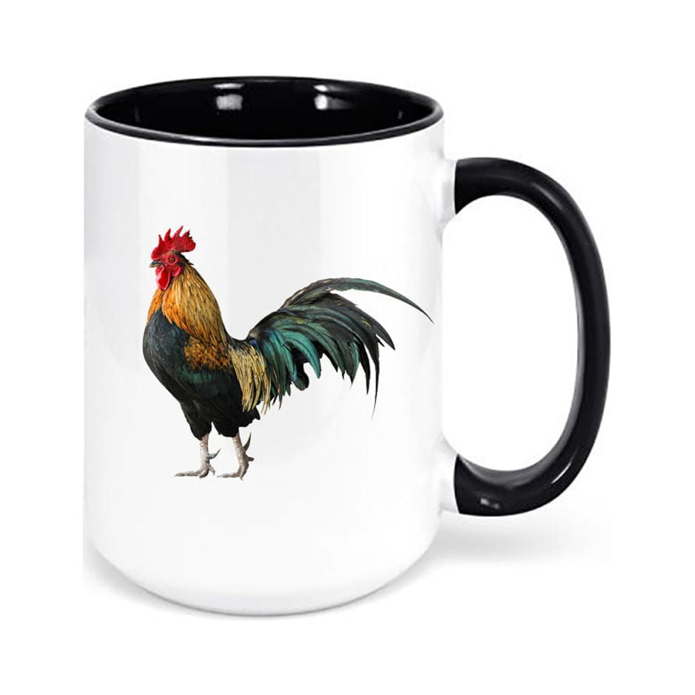 Rooster Coffee Cup, Rooster, Rooster Mug, Chicken Cup, Rooster Lover ...