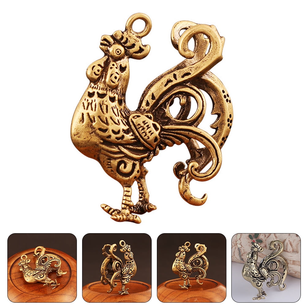 Rooster Decor, Vintage Chicken Modeling Statue for Desktop Decor Lovely ...