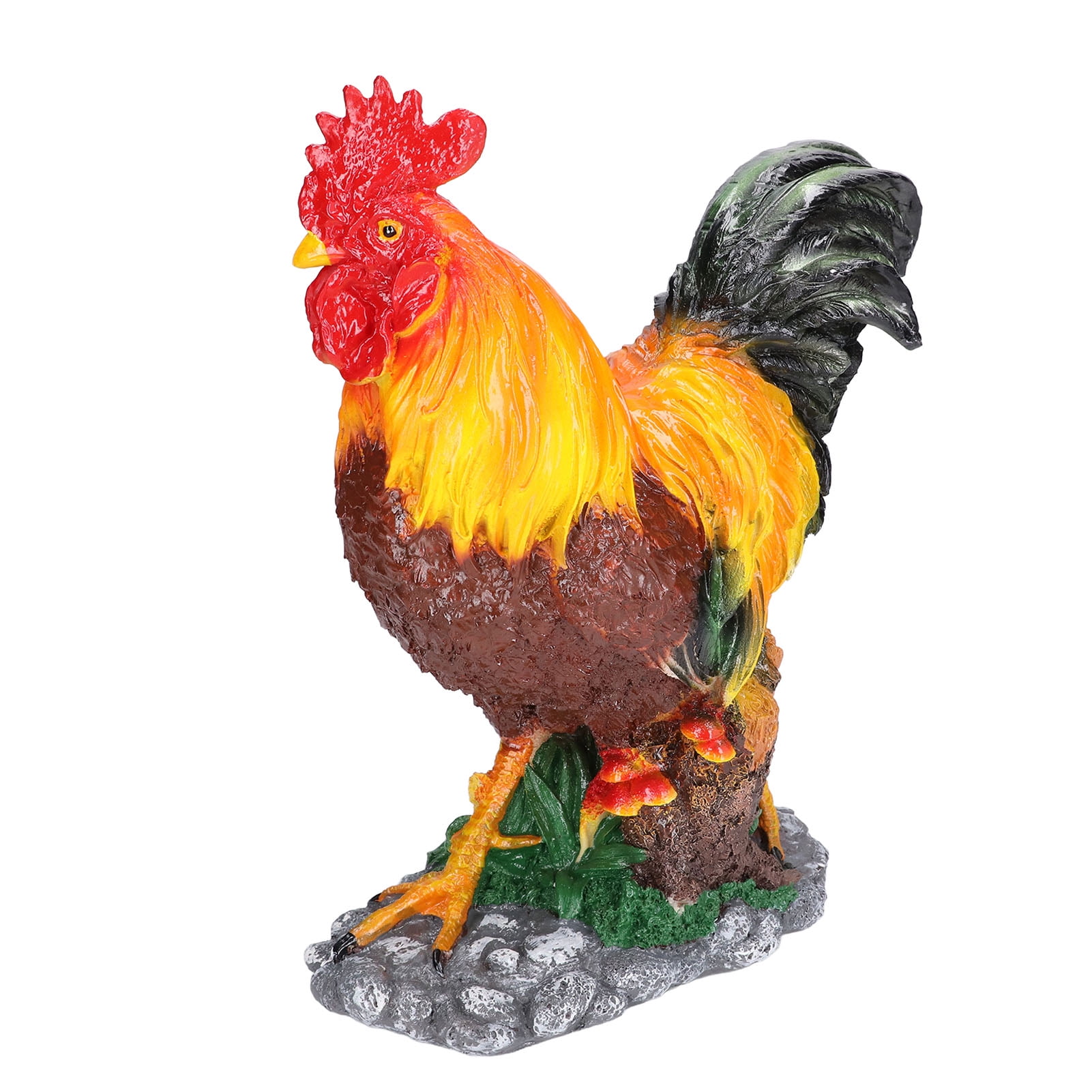 Rooster Decor,Yard Chicken Decorations,Outdoor Garden Statues, Resin ...
