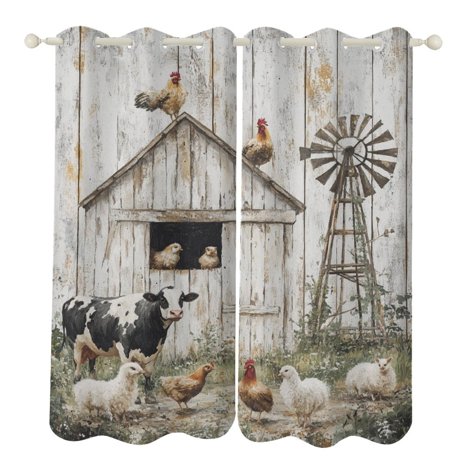 Rooster Farm Suitable for Living Rooms with Perforated Insulation And ...